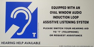 Induction Loop Assistive Listening Systems from Oval Window Audio